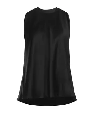 Saint Laurent Plain Colour Silk Tops