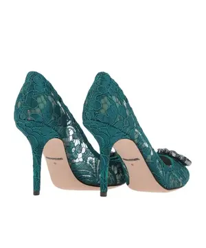 Dolce & Gabbana Two-color Lace High Heels
