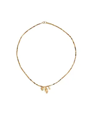 Isabel Marant Étoile Beaded Charm Necklace