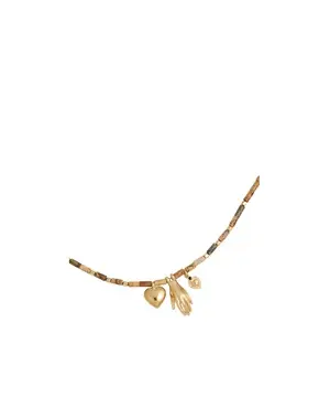 Isabel Marant Étoile Beaded Charm Necklace