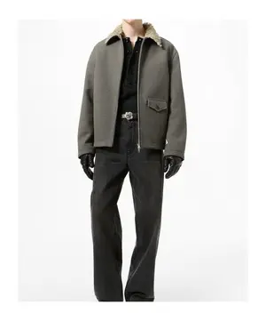 Our Legacy Faux Fur Collar Jacket