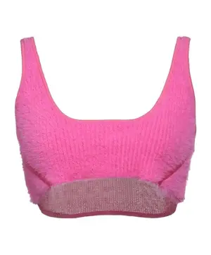Jacquemus Minimalist Sleepless Knit Cropped Top