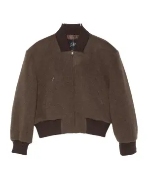 THE SEAFARER Clara Bomber Jacket - Brown