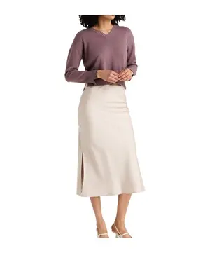 Brunello Cucinelli Mediumweight Cashmere Vneck Longsleeve
