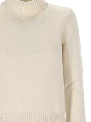 GRAN SASSO Ribbed-knit Mock-neck Sweater