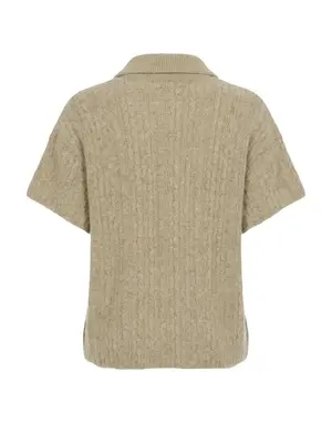 MAISON MARGIELA Short-sleeved Knitted Top