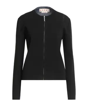Marni Two-color Knitted Cardigan - Black