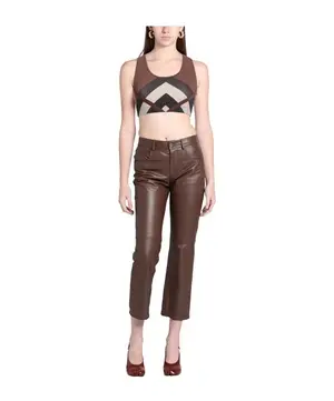 Burberry Multicolored Sleeveless Short Top