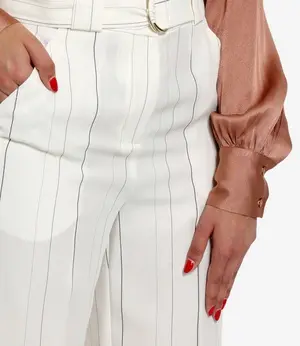 SEMICOUTURE Trousers Creamblack