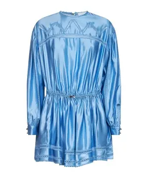 Rabanne Long-sleeved Dress - Blue