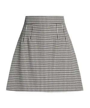 Dolce & Gabbana Houndstooth Aline Skirt - Black