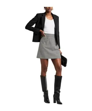 Dolce & Gabbana Houndstooth Aline Skirt
