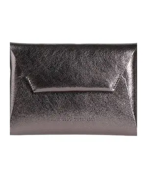 Brunello Cucinelli Metallic Small Clutch - Black