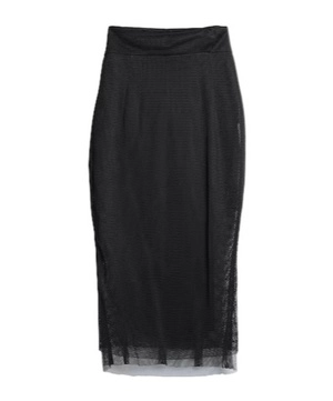 Dolce & Gabbana Solidcolor Tulle Skirt - Black