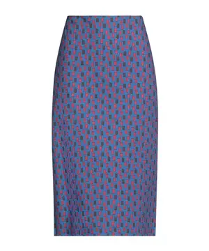 Marni Geometricpattern Straightcut Dress - Blue