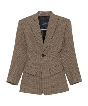 THE SEAFARER Kora Houndstooth Blazer