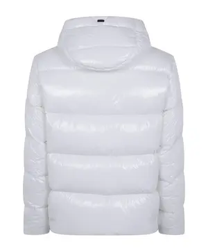 Herno Quilted Hooded Down Jacket - White
