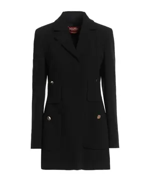 Max Mara Minimalist Single- Blazer - Black