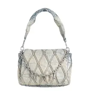 DIESEL® Minimalist Glossy Denim Bag - Blue