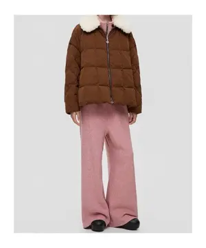 IENKI IENKI Quilted Long-sleeved Down Jacket