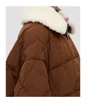 IENKI IENKI Quilted Long-sleeved Down Jacket