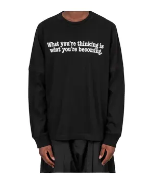 Sacai Long-sleeved Crew Neck T-shirt