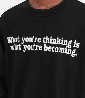 Sacai Long-sleeved Crew Neck T-shirt