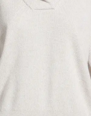 Brunello Cucinelli Lapel Knitted Sweater