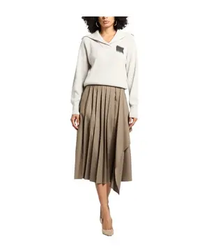 Brunello Cucinelli Lapel Knitted Sweater
