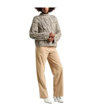 Brunello Cucinelli Thick-knit Turtleneck Long-sleeve Top