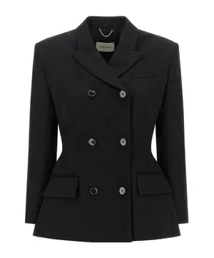 Magda Butrym Double-breasted Blazer - Black