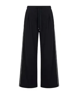 Max Mara Minimalist Sports Pants - Black