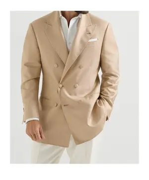 Brunello Cucinelli Peaked-lapels Double-breasted Blazer