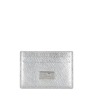 MAISON MARGIELA Solidcolor Metallicfinish Leather Wallet