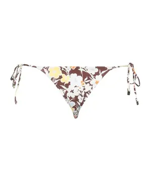 Tory Burch Floral Bikini Bottom - Brown