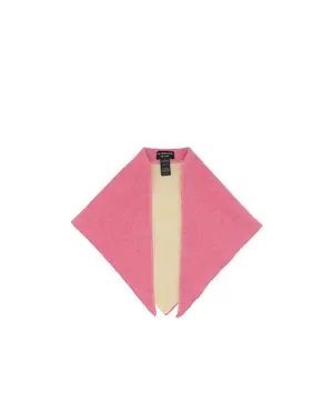 B.B. WALLACE Knit Triangular Scarf - Pink