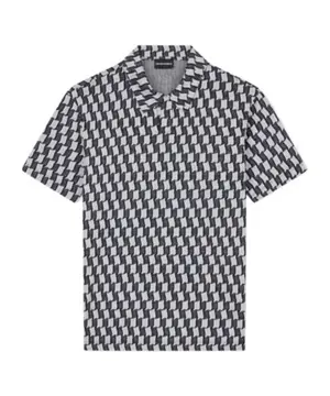 Emporio Armani Patchwork Polos For Men
