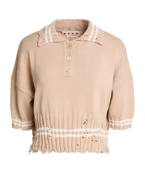 Marni Solidcolor Knitted Top - Nude