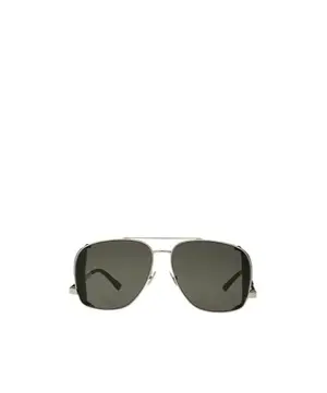Saint Laurent Minimalisttone Aviator Sunglasses - Black