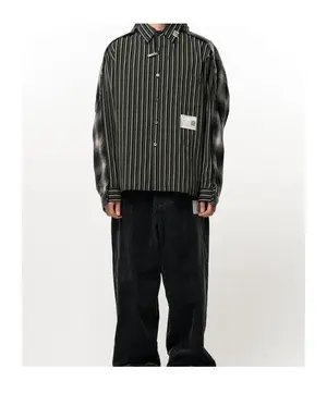 Mihara Yasuhiro Striped Shirt