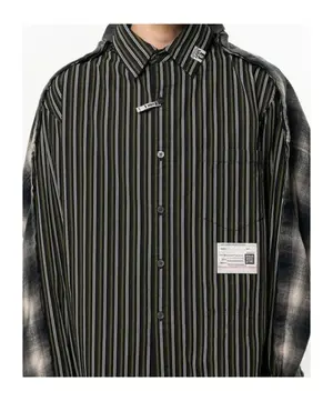 Mihara Yasuhiro Striped Shirt