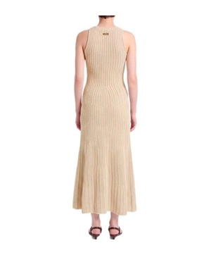 Max Mara Sleeveless Solidcolor Dress