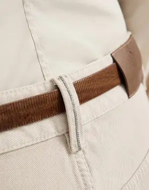 Brunello Cucinelli Dyed-denim Contemporary Loose Trousers
