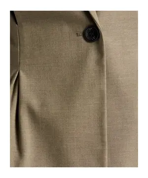 GANNI Minimalist Single-breasted Blazer