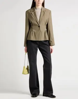 GANNI Minimalist Single-breasted Blazer
