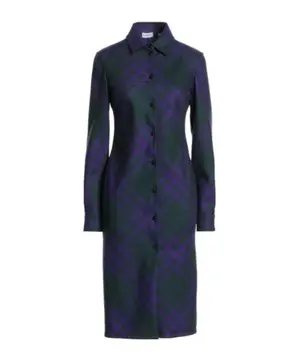 Burberry Two-tone Shirt Dress - Black