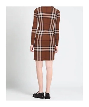 Burberry Sheath Dresses - Brown