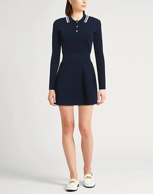 Tory Burch Fitted Knitted Dress