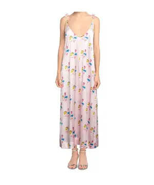 GANNI Floral Halter Dress
