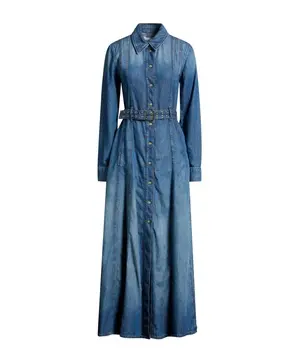 GANNI Shirt And Denim Skirt - Blue